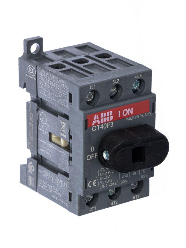 Рубильник 3п OT40F3 40А (23А AC23) ABB 1SCA104902R1001 1SCA104902R1001 ...